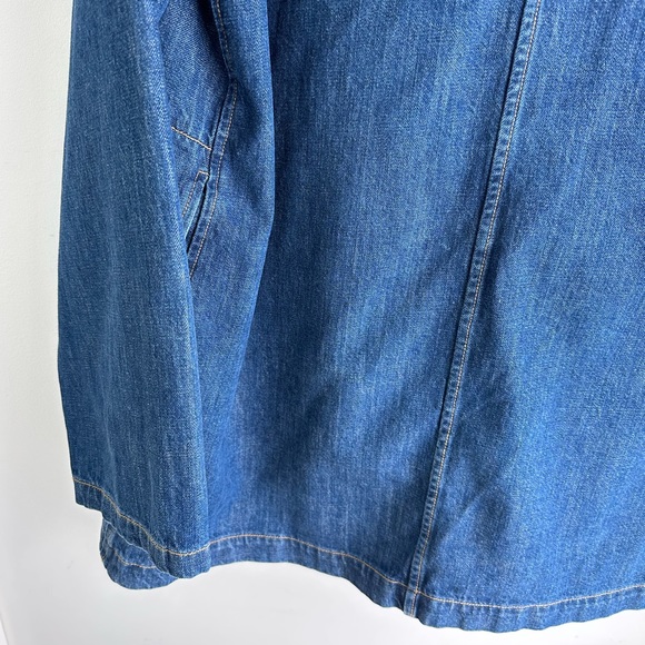 B SIDES | Jackets & Coats | Nwot B Sides Denim Hooded Travel Jacket In ...